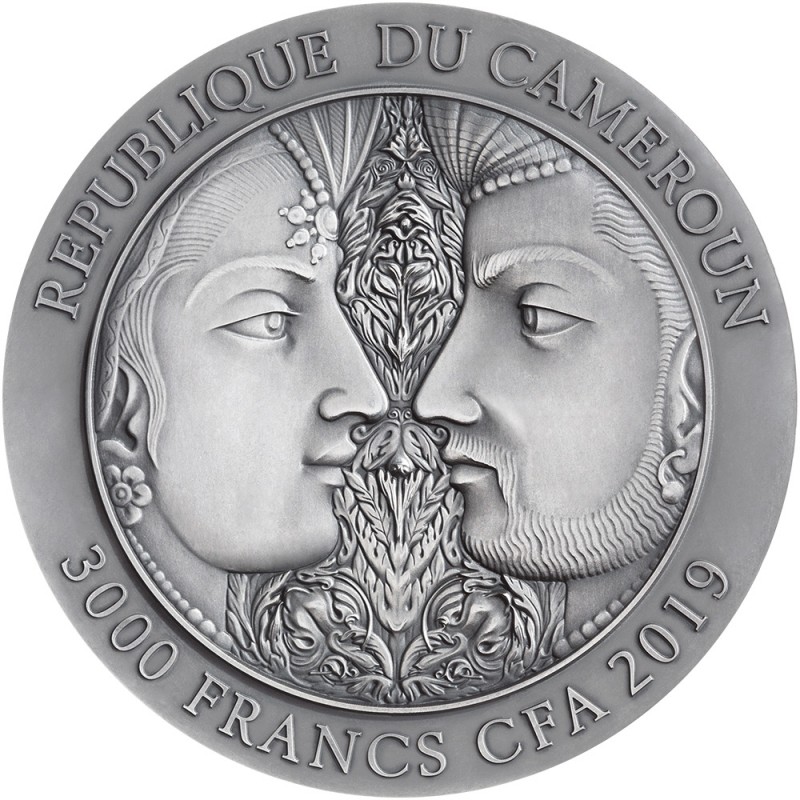 Cameroon Moments of Love -“KamaSutra” Silver Coin | Edmonton Collections